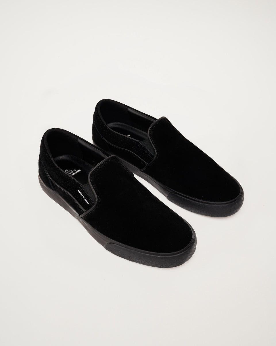 B1 Herman Slip-On Black Perf – HOURS IS YOURS