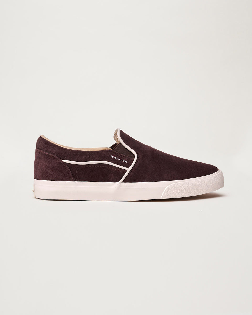 HOURS B1 Herman Slip-On Cocoa Skate Shoes | HOURS IS YOURS